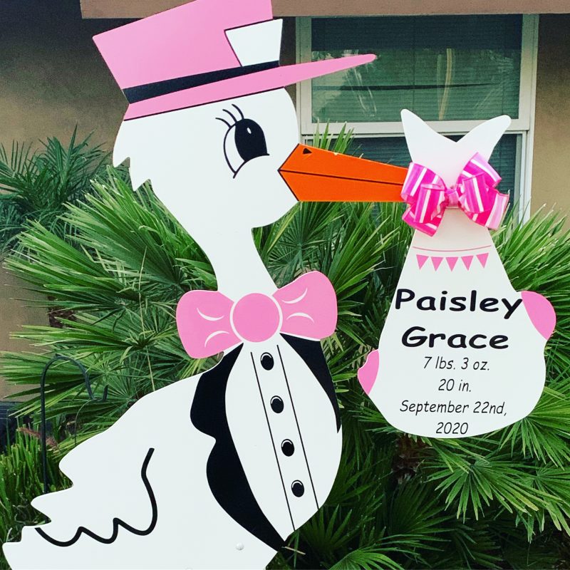 stork baby signs – Orange, CA – Orange County Storks